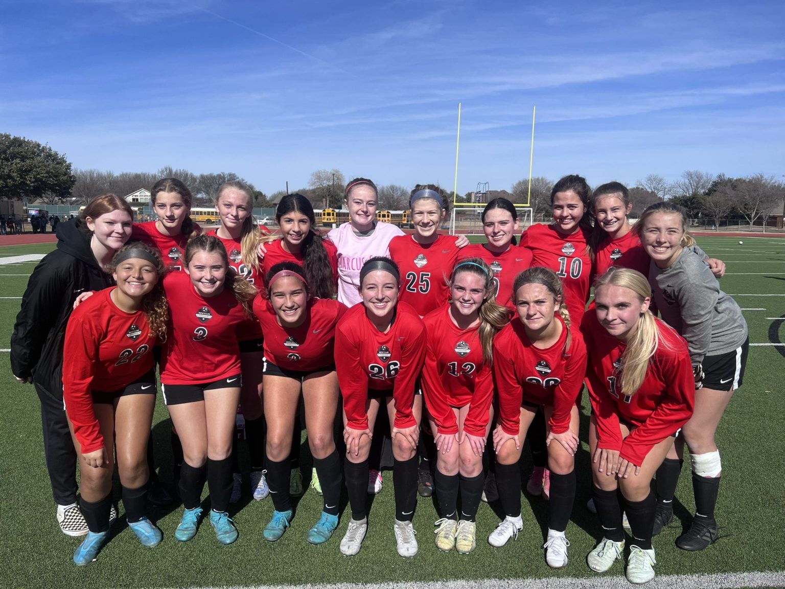 JV Red Wins 3rd at Berkner Ice Bowl! – Marcus Girls Soccer